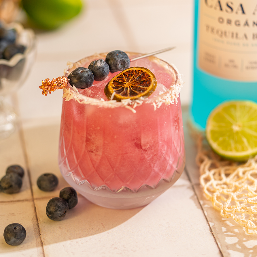 Blueberry Piña Colada Margarita – Casa Azul Orgánico Tequila